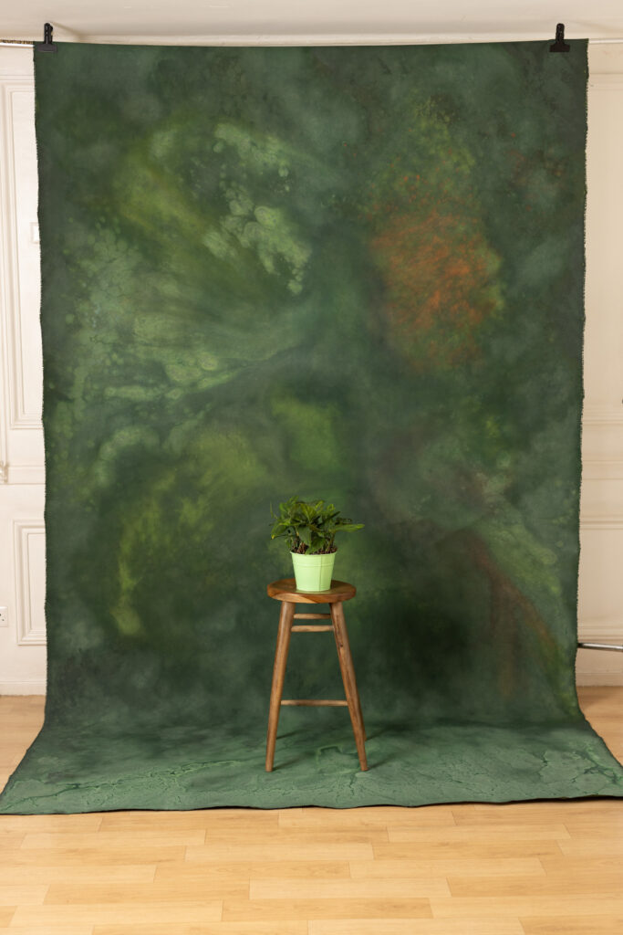 Lunar Green Painted Canvas Backdrop (RN#445) - Zen Backdrops